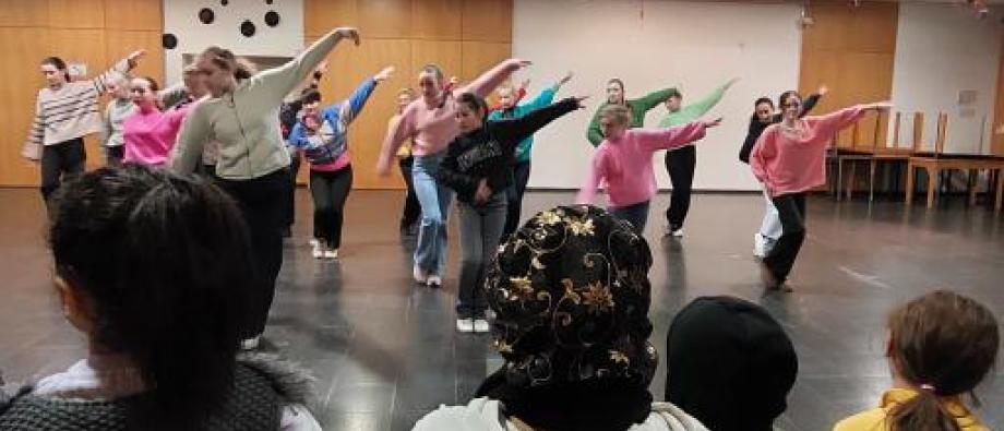 Flash mob au centre | Fedasil